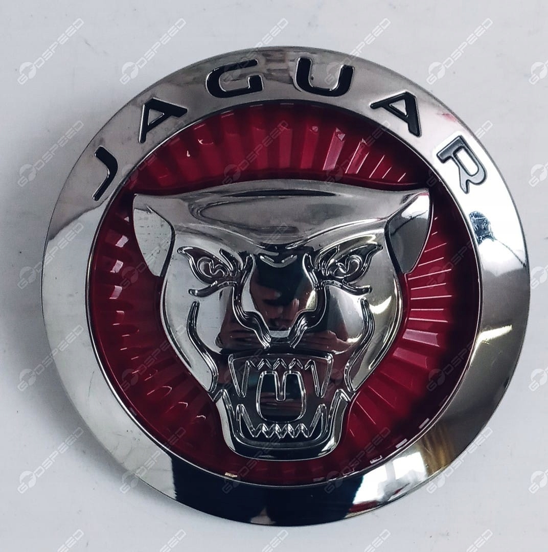 ZNACZEK GRILLA CZERWONE TŁO JAGUAR XF250 X250 C2D52972 EX2316B856BB ...