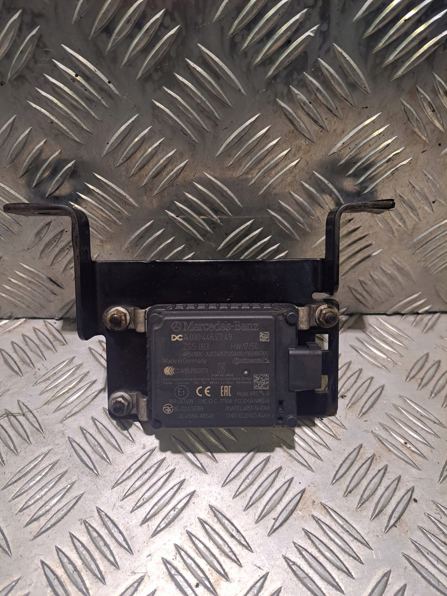 RADAR CZUJNIK MODUŁ SENSOR ODLEGŁOSCI MERCEDES ACTROS MP5 / A0004462749 ...