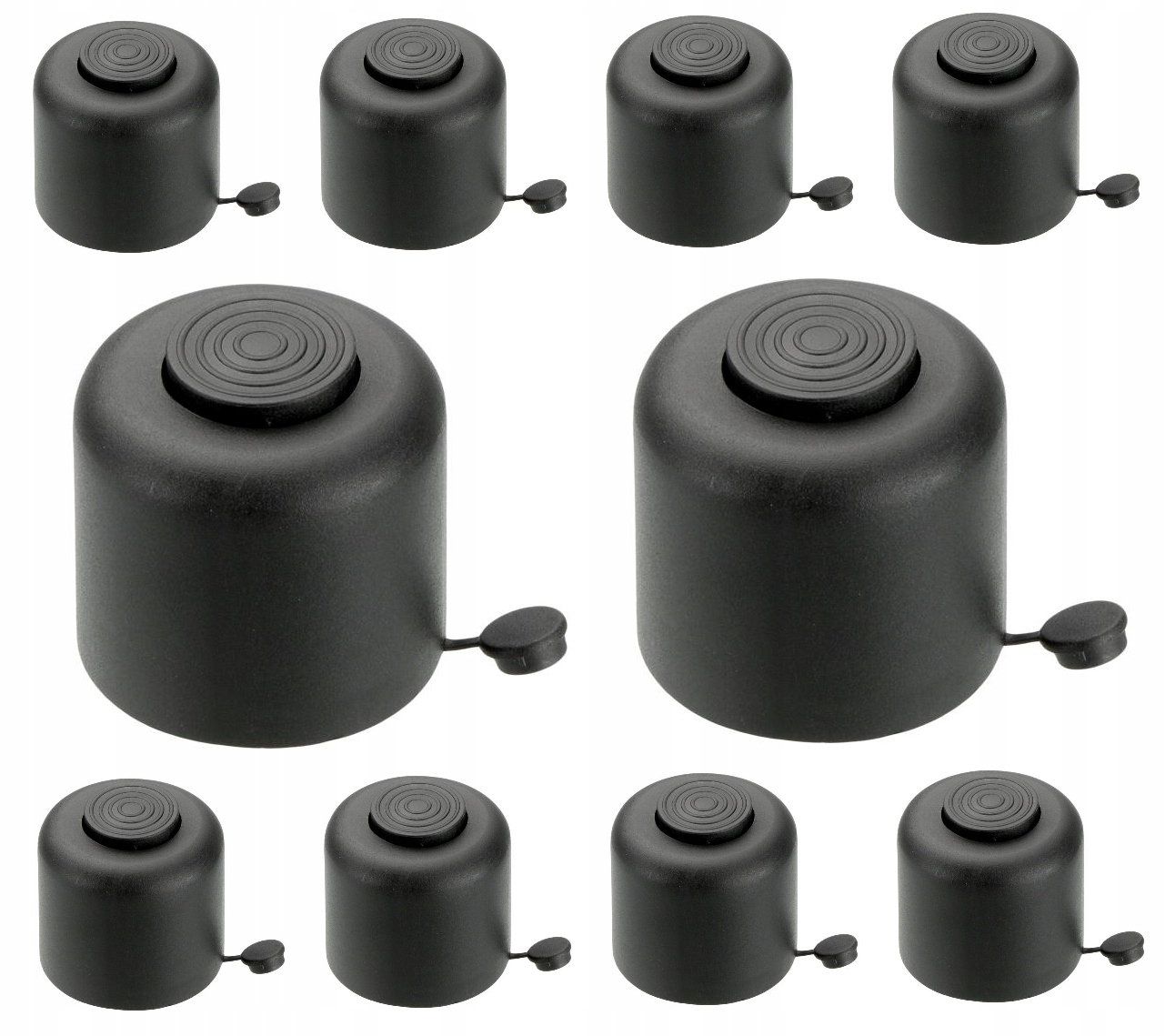 Stopka meblowa czarna H44 ATM (5901821976893) • Cena, Opinie • Nogi i ...