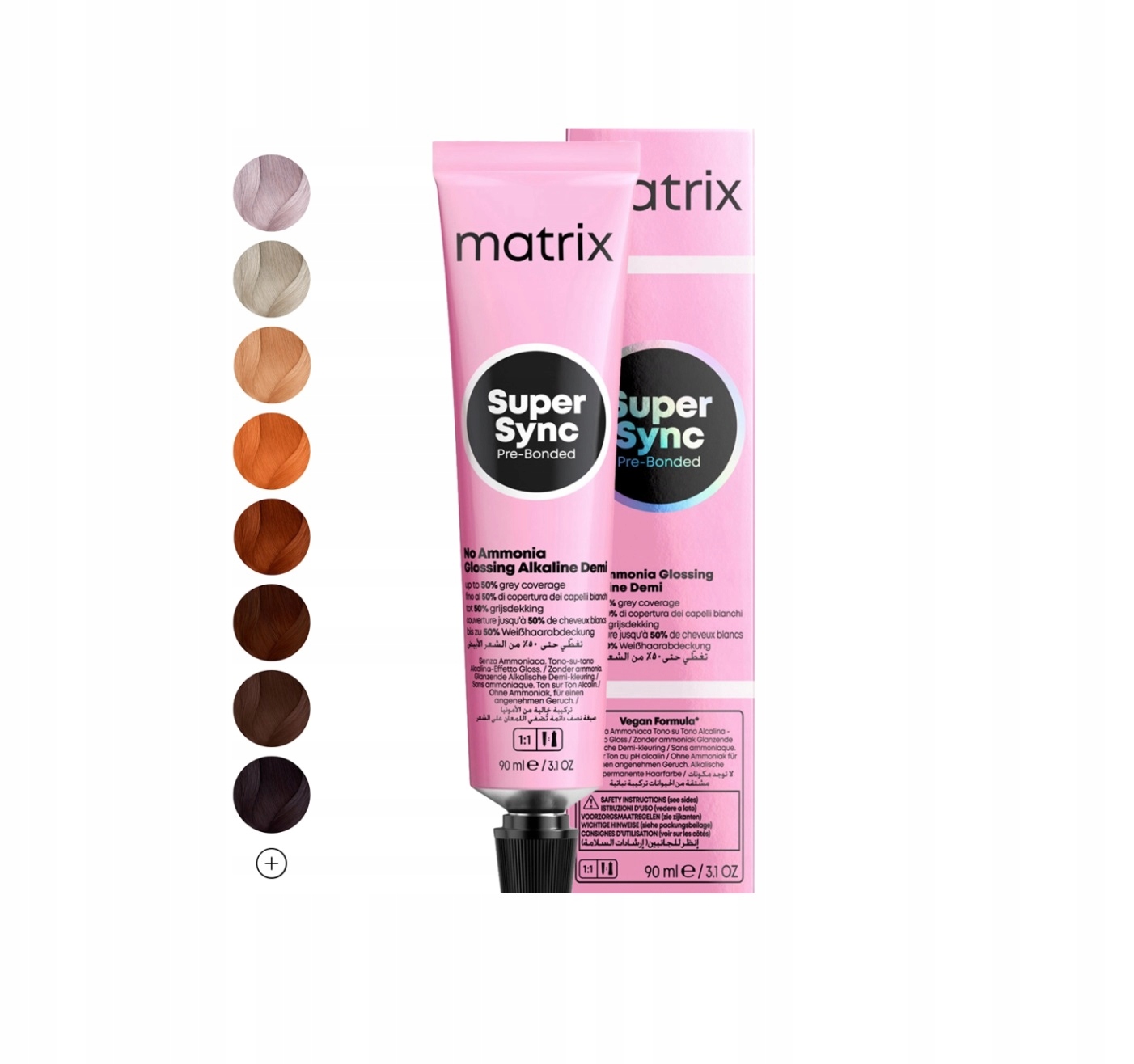Matrix Super Sync Pre-Bonded 10MM 90 ml (3474637238445) • Cena, Opinie • Koloryzacja 17460682020 ...