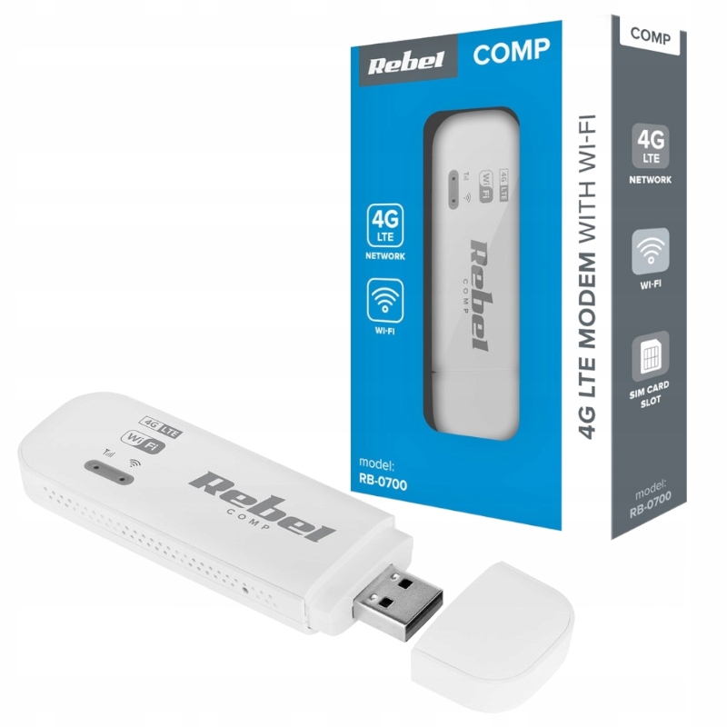 Modem USB 4G LTE Rebel RB-0700 - Sklep, Opinie, Cena w Allegro