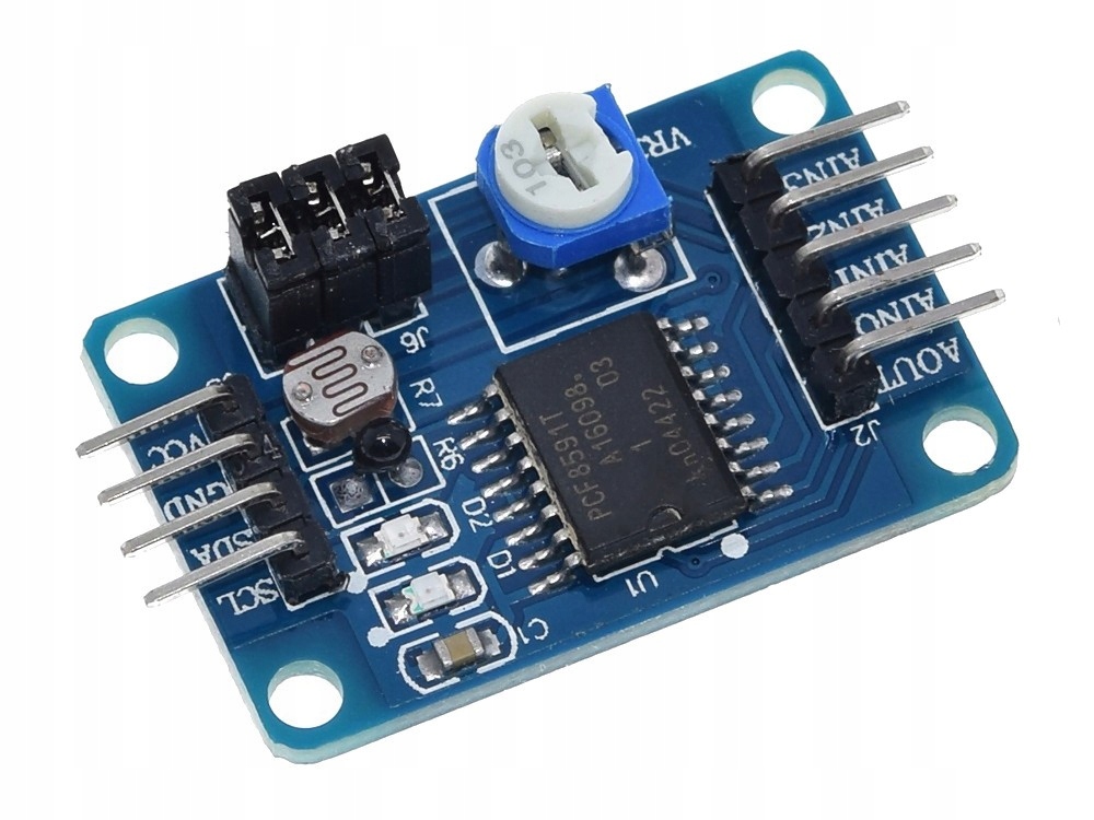 268 PCF8591 konwerter analogowo cyfrowy AD/DA I2C Arduino - Sklep ...