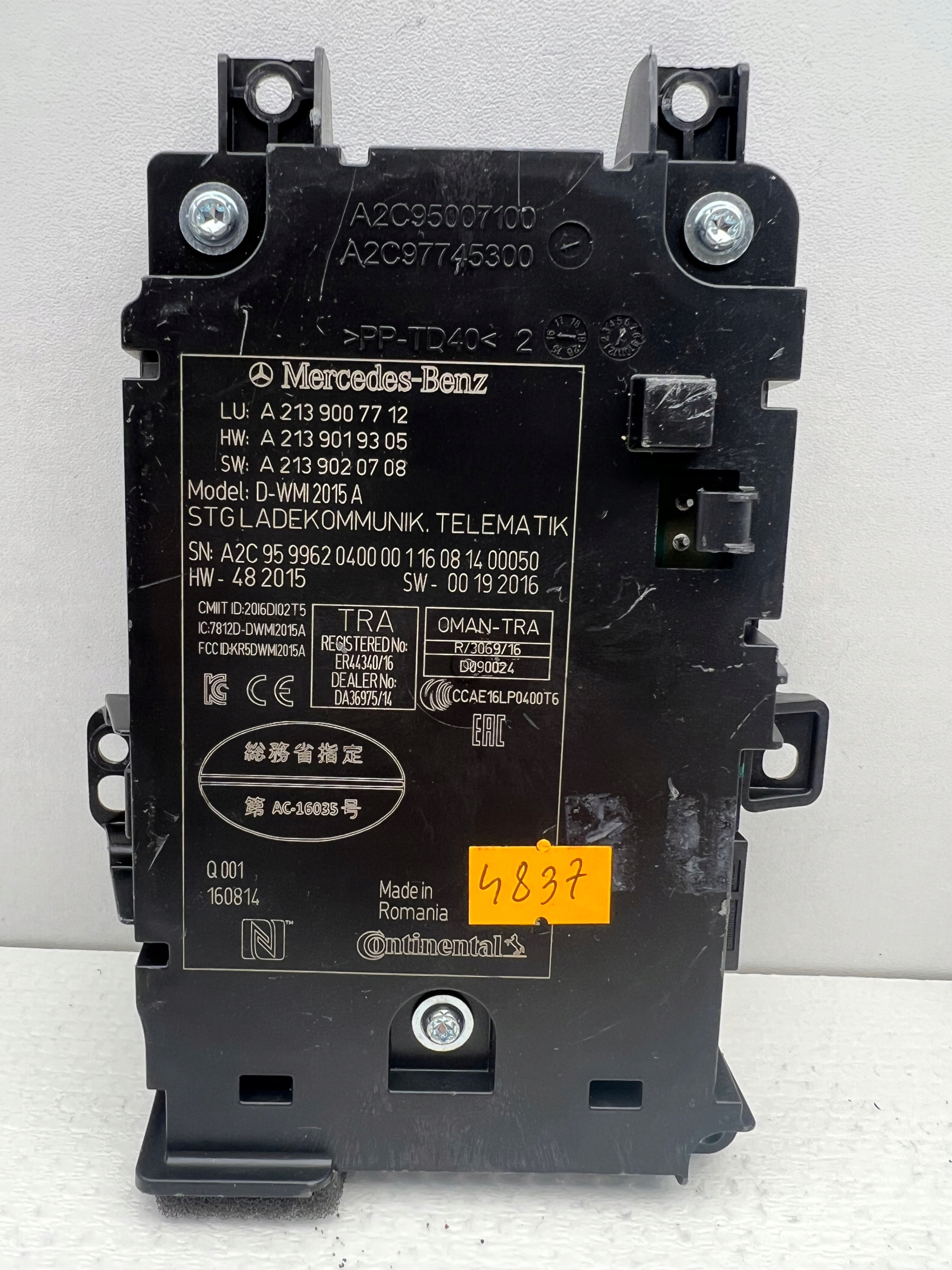 MERCEDES W213 MODUŁ TELEFONU A2139007712 - porównaj ceny - Allegro.pl