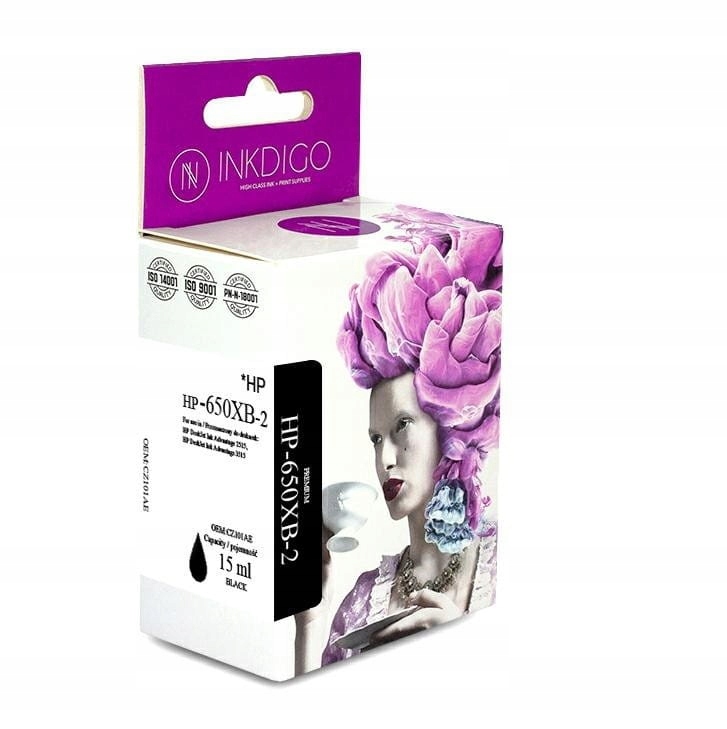 Tusz INKDIGO (HP-650XB-2) zami. HP 650 (CZ101AE) czarny 20ml - Sklep ... Tusz INKDIGO (HP-650XB-2) zami. HP 650 (CZ101AE) czarny 20ml - Sklep ...