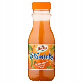 Hortex Vitaminka Brzoskwinia marchewka jabłko Sok 300 ml 14729565377 - Allegro.pl