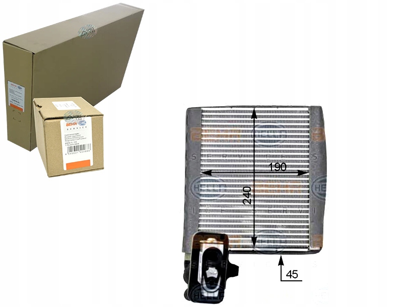 BEHR HELLA PAROWNIK KLIMATYZACJI [BEHR HELLA] BRH8FV 351 331-331/RS6 za ...