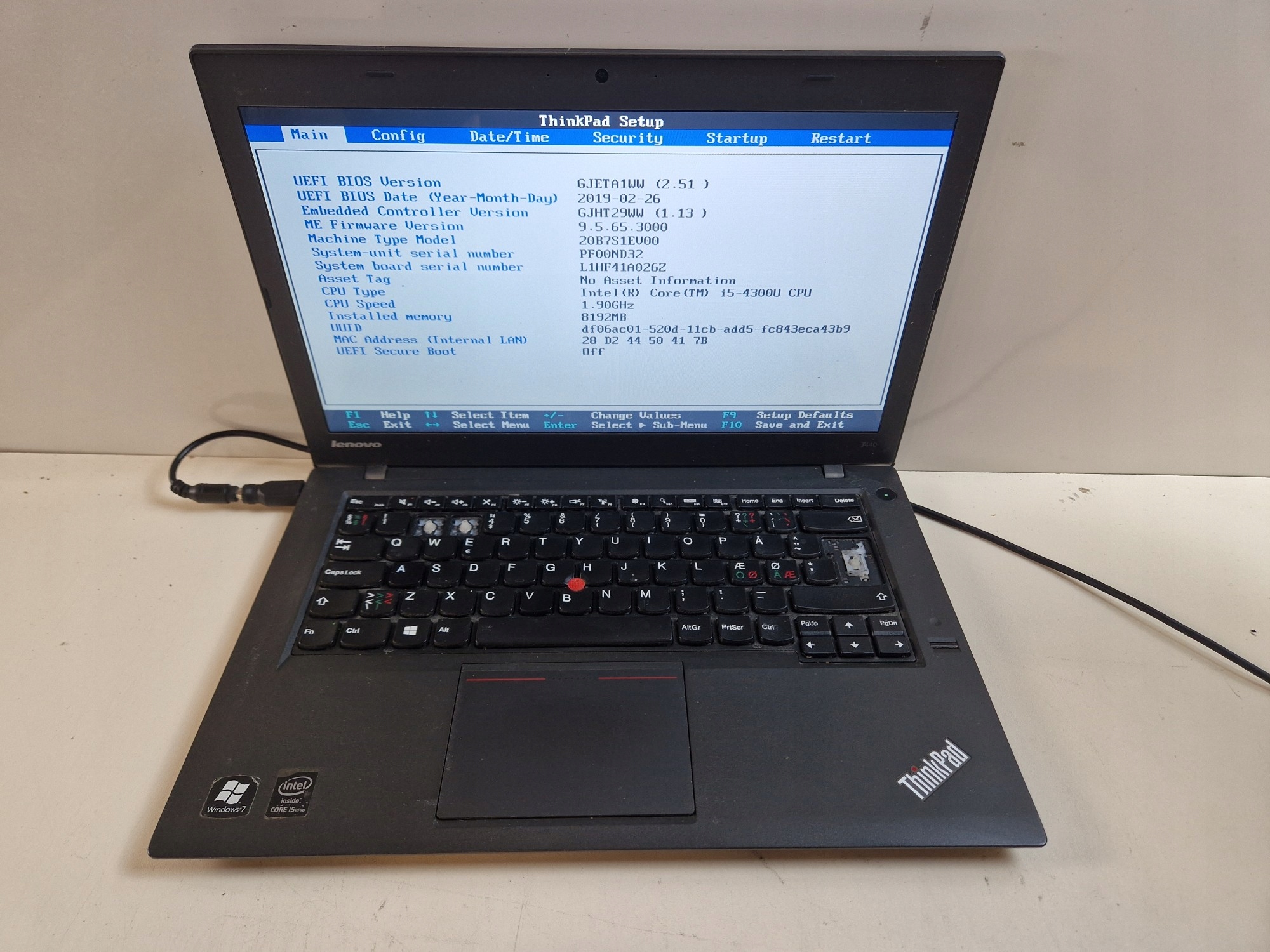 Lenovo ThinkPad T440 i5 (2282724) - Sklep, Opinie, Cena w Allegro