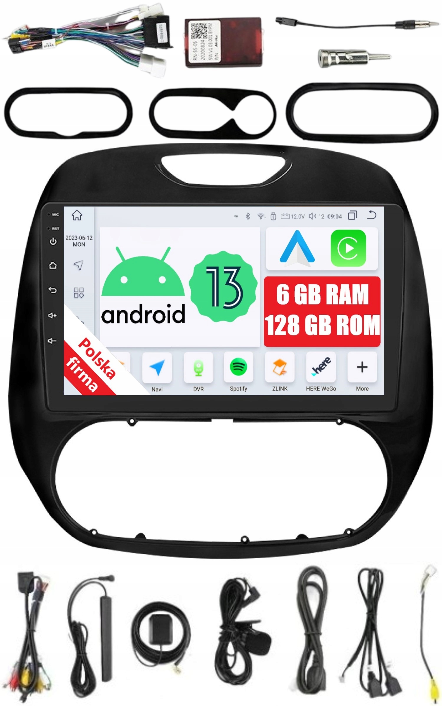 RADIO 2DIN NAWIGACJA ANDROID RENAULT CAPTUR 1 I 6/128 GB DSP CARPLAY LTE - Sklep, Opinie, Cena w ...