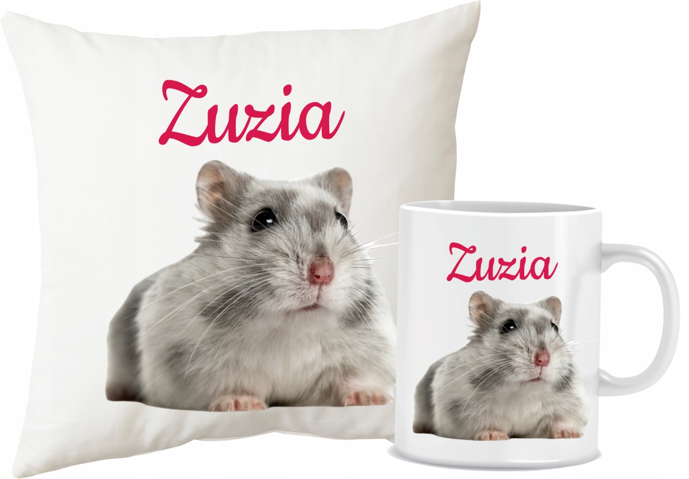 ZESTAW Poduszka + Kubek z CHOMIKIEM + imię 12358527837 - Sklepy, Opinie ... ZESTAW Poduszka + Kubek z CHOMIKIEM + imię 12358527837 - Sklepy, Opinie ...