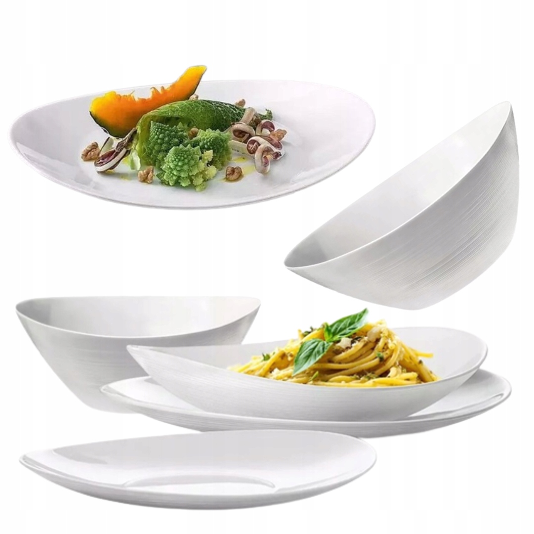 ZESTAW TALERZY TALERZE OBIADOWE SERWIS OBIADOWY 24 SZT (Prometeus ...