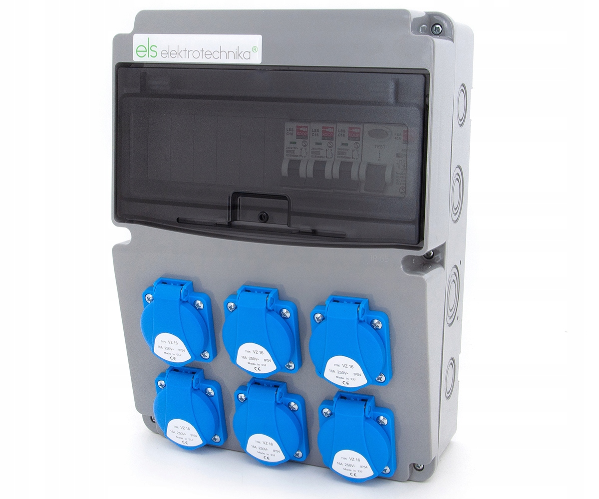 Rozdzielnica ELS Elektrotechnika 230 V IP44 40 A (5903068704345) • Cena, Opinie 10895422588 ...