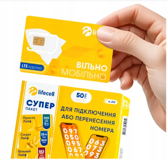 Starter Lifecell Ukraina na kartę Ukraina - Sklep, Opinie, Cena w Allegro