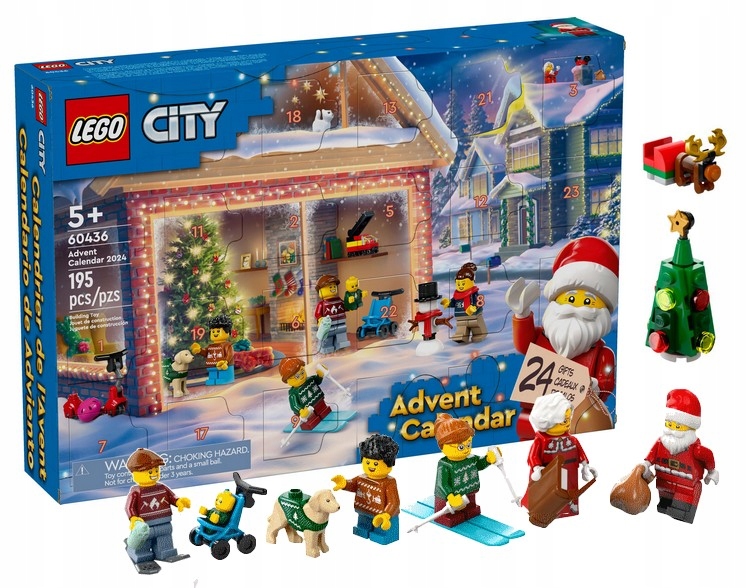 LEGO CITY 60436 KALENDARZ ADWENTOWY NA ROK 2024 (5702017591551) • Cena ...