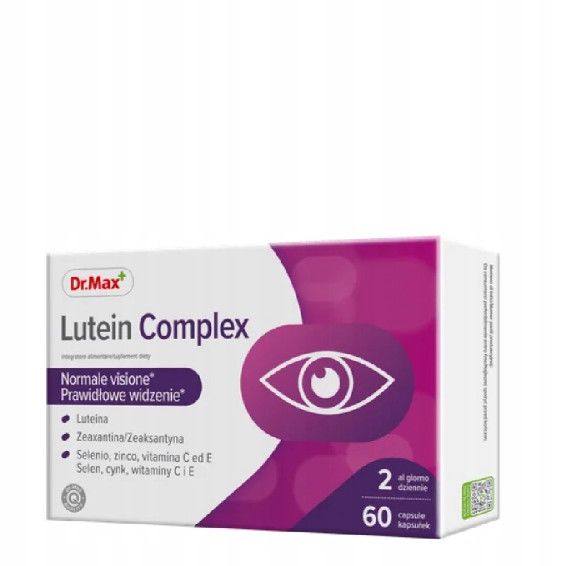 Lutein Complex Dr. Max, 60 kapsułek (8595566422653) • Cena, Opinie ...