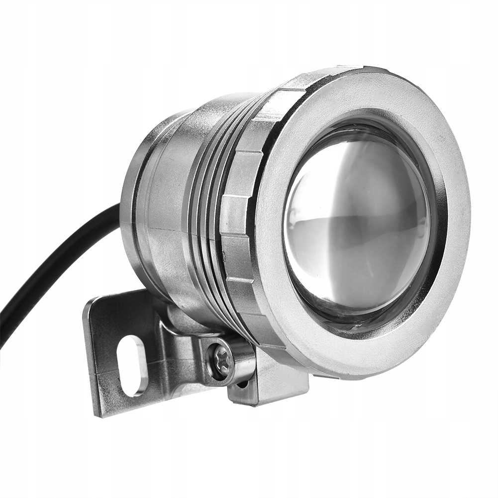 LAMPA BASENOWA ŚWIATŁA LED RGB 12V 5W IP65 SREBRNY (0792172636452 ...