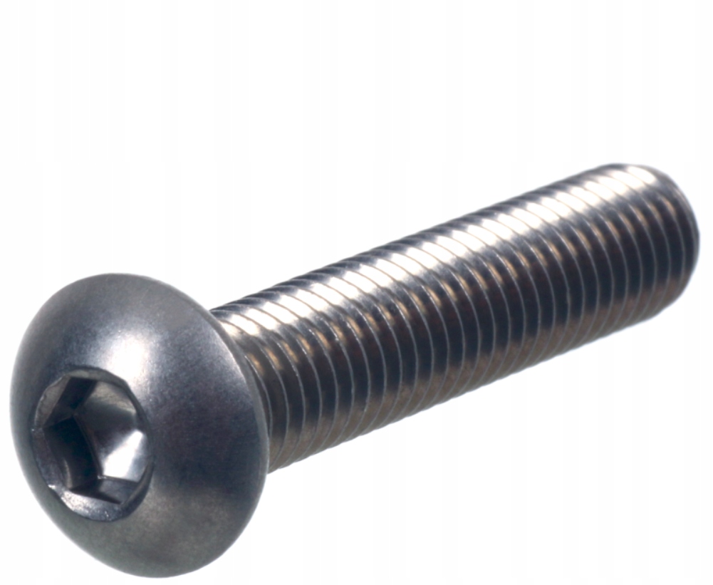 ŚRUBA NIERDZEWNA Z ŁBEM KULISTYM IMBUS M6x50mm INOX 100 szt. (5907534959727) • Cena, Opinie ...