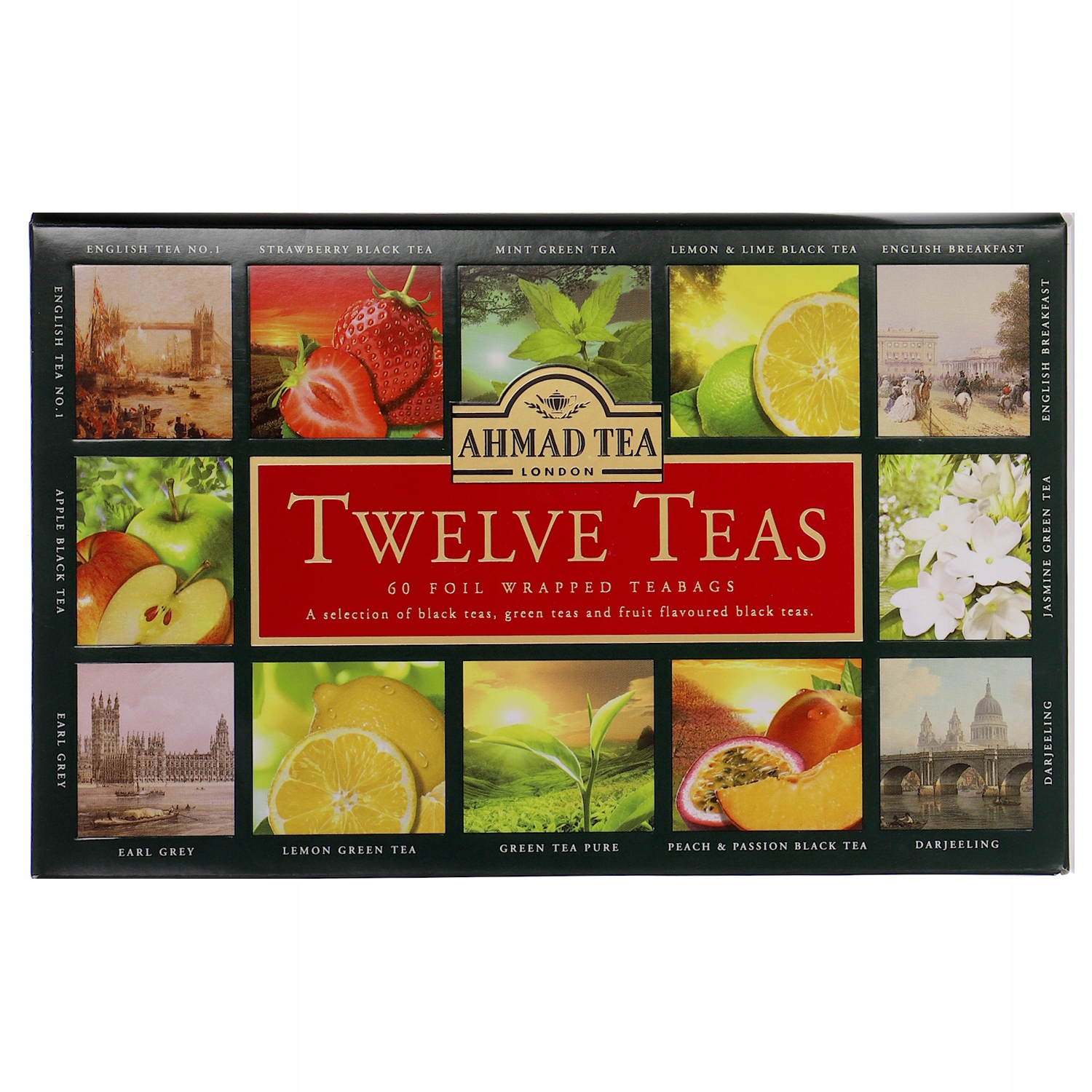 AHMAD Tea Zestaw herbat TWELVE TEAS 60szt 12 smaków (0054881001779 ... AHMAD Tea Zestaw herbat TWELVE TEAS 60szt 12 smaków (0054881001779 ...