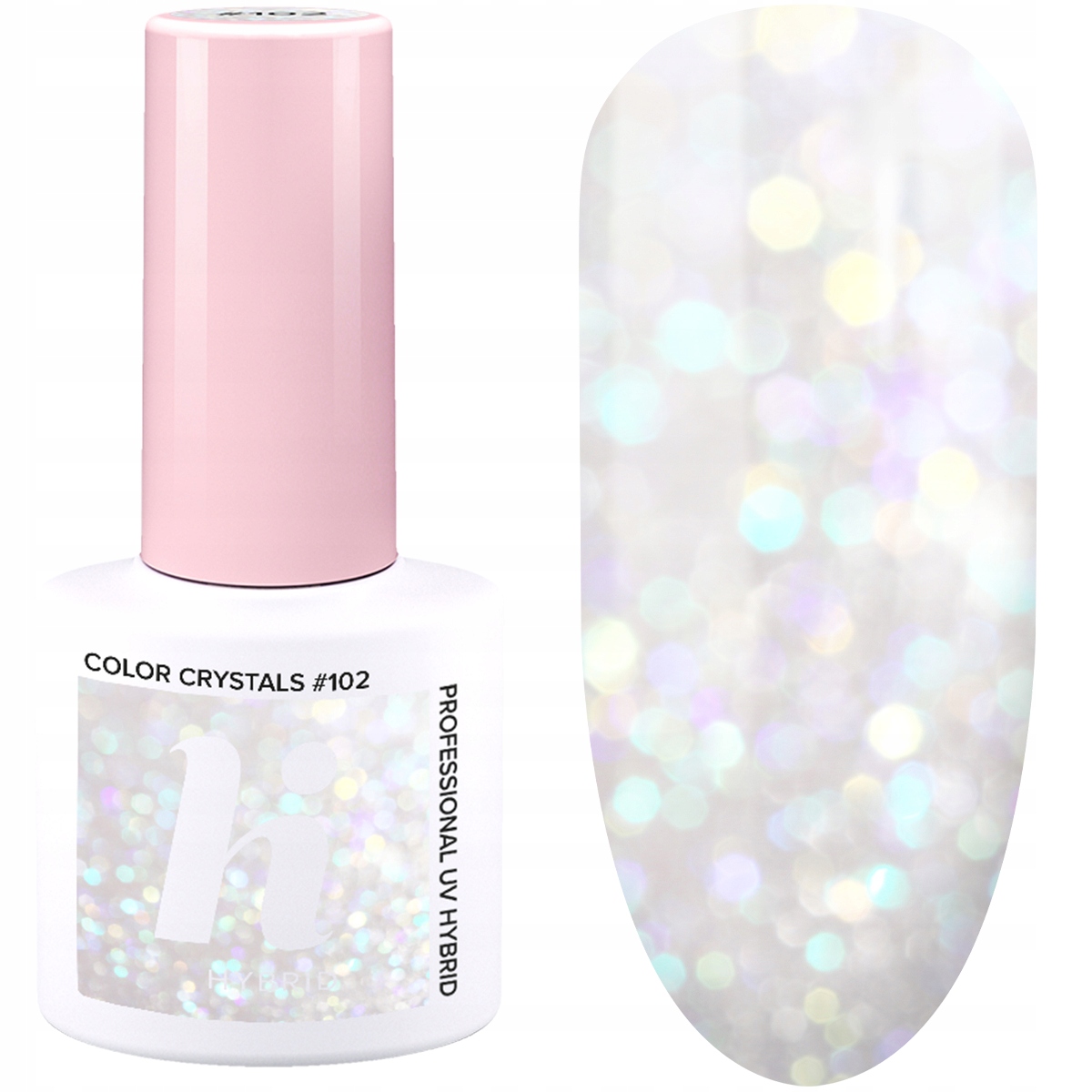 HI HYBRID LAKIER HYBRYDOWY COLOR CRYSTALS #102 UV GEL POLISH 5ml ...