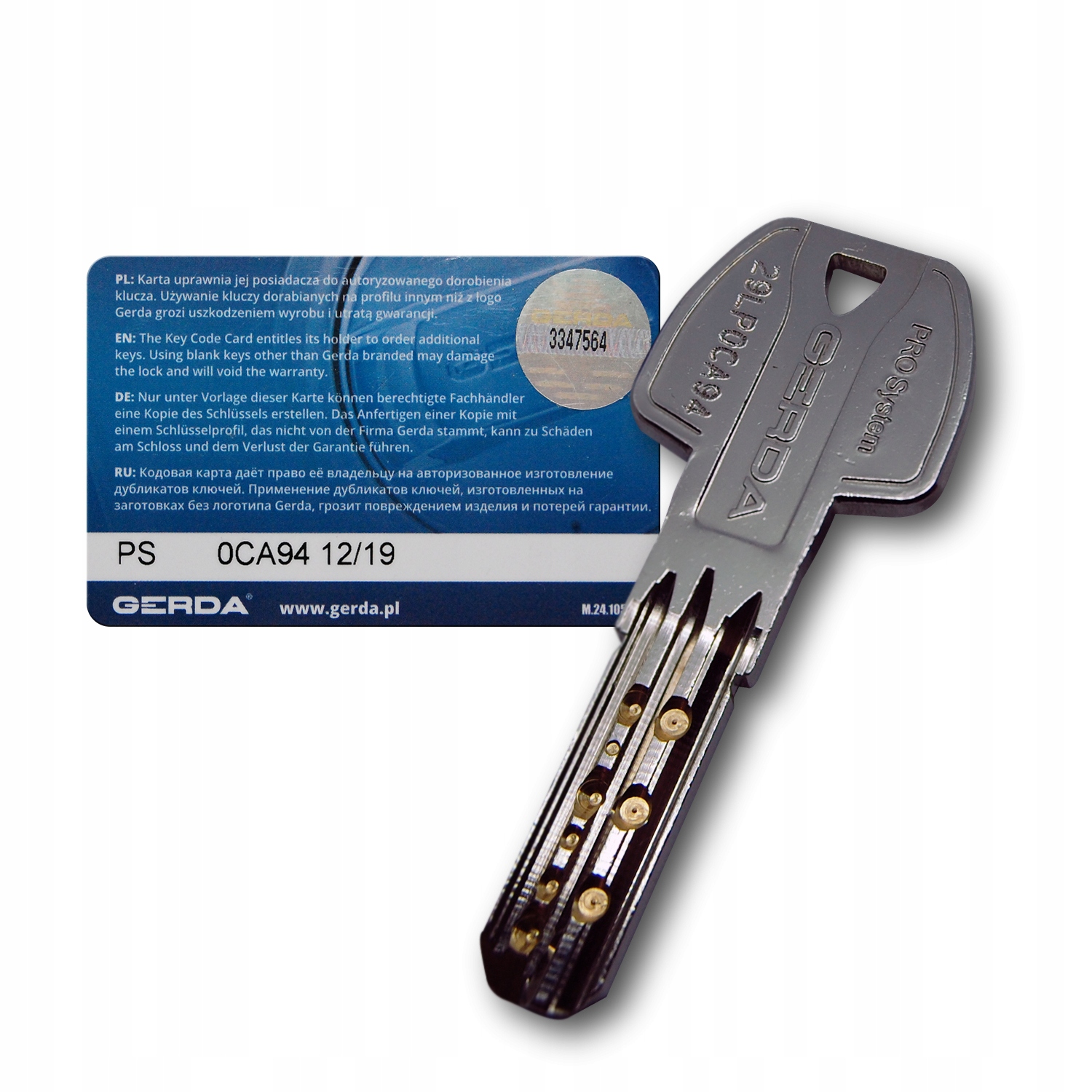 Zámok na dvere - Výroba kľúčov - Gerda Pro System