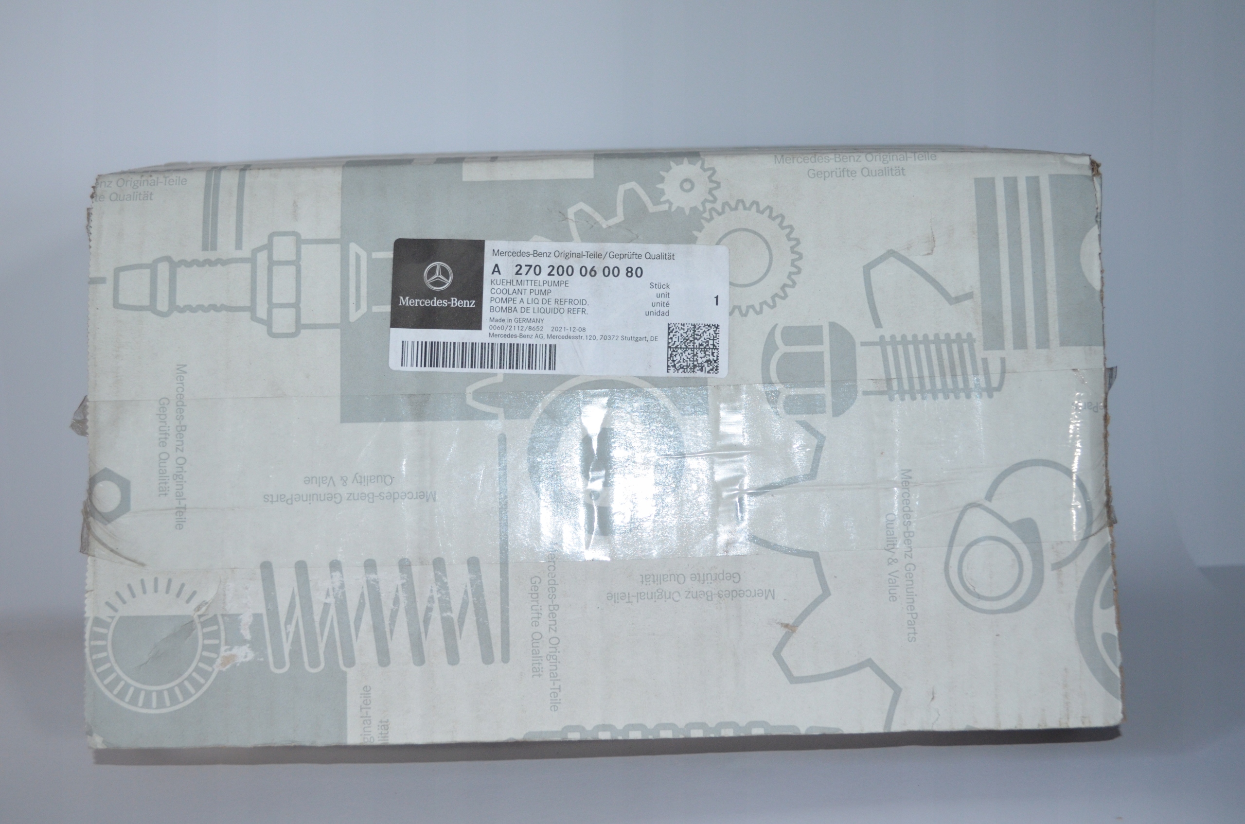 Mercedes-Benz OE A2702000600 pompa wody 5906400080589 za 1065.02PLN z ...