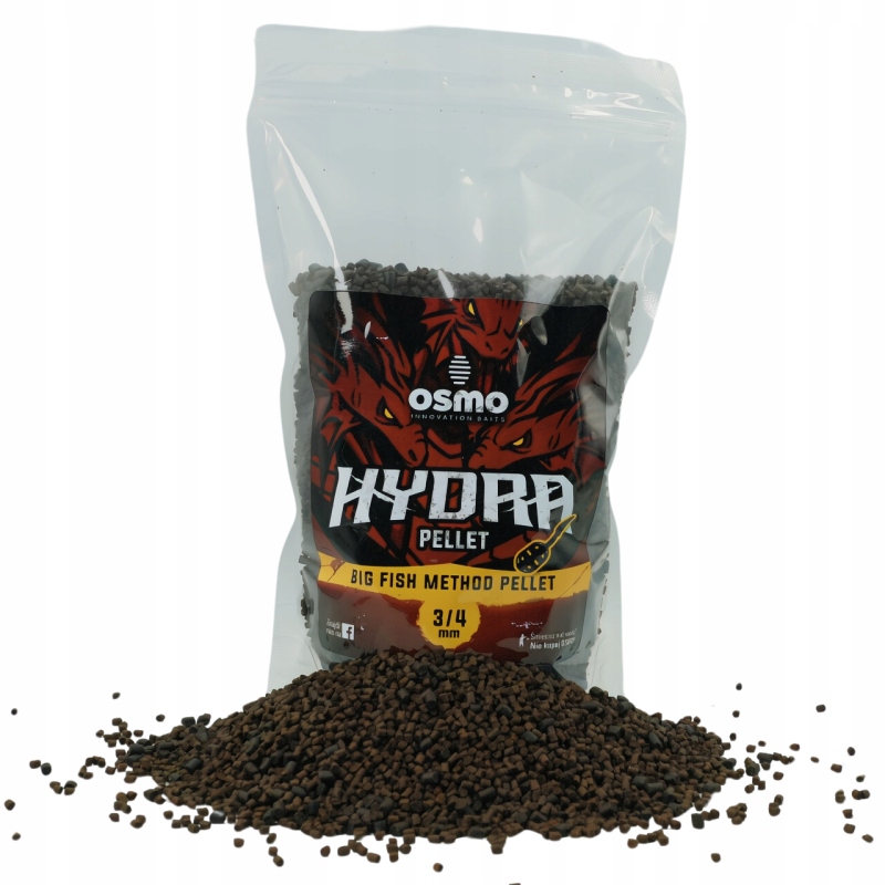 OSMo Pellet Big Fish Hydra 3/4mm 800g - 5904905911285 - 17623375590 ...