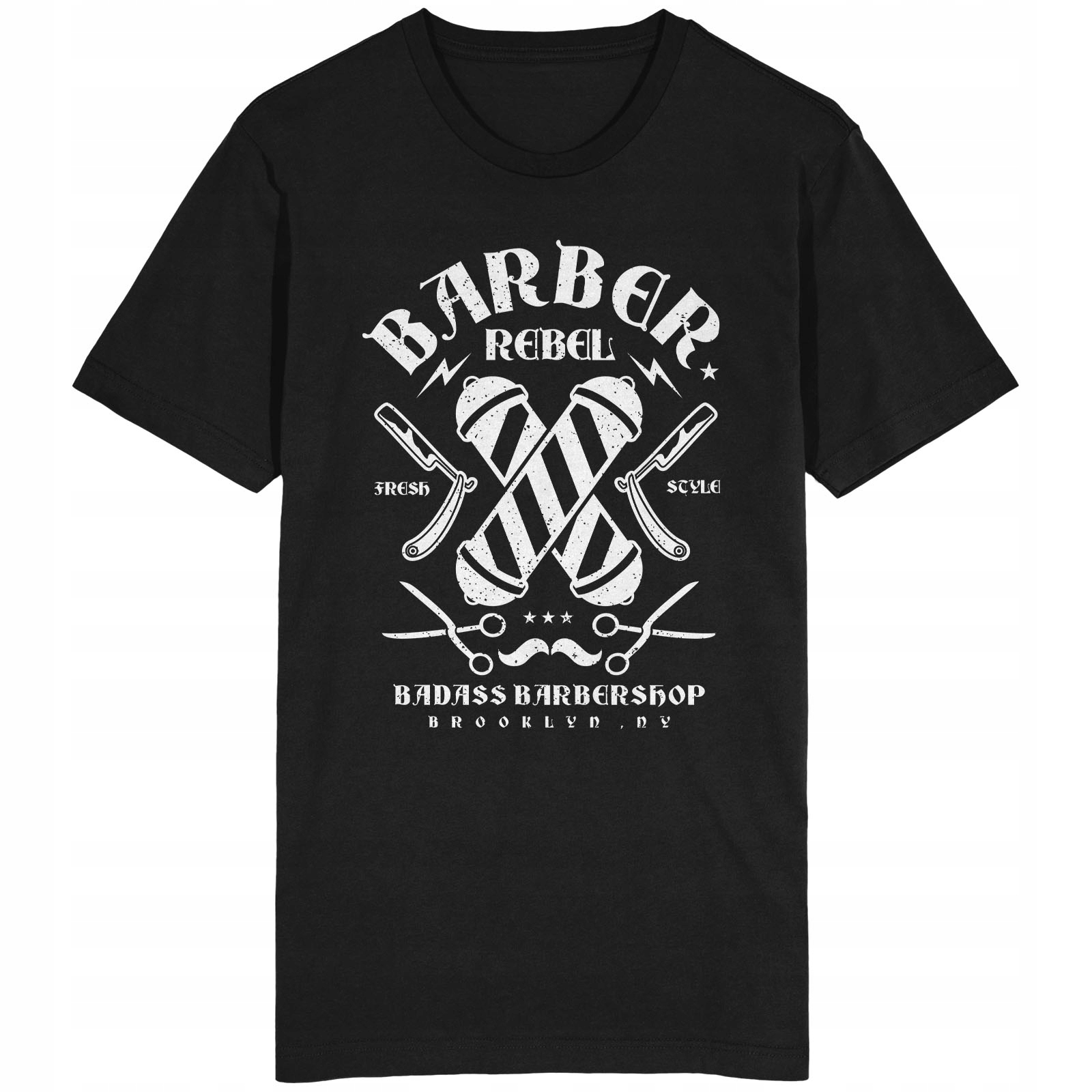 Rebel Barber Tričko Pro Barbera Kadeřníka Kadeřnictví Holičství ...