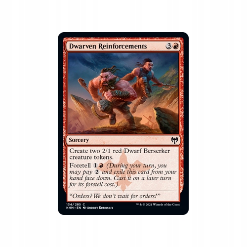 Karta Magic: The Gathering MTG 4x Dwarven Reinforcements Wizards Of The ...