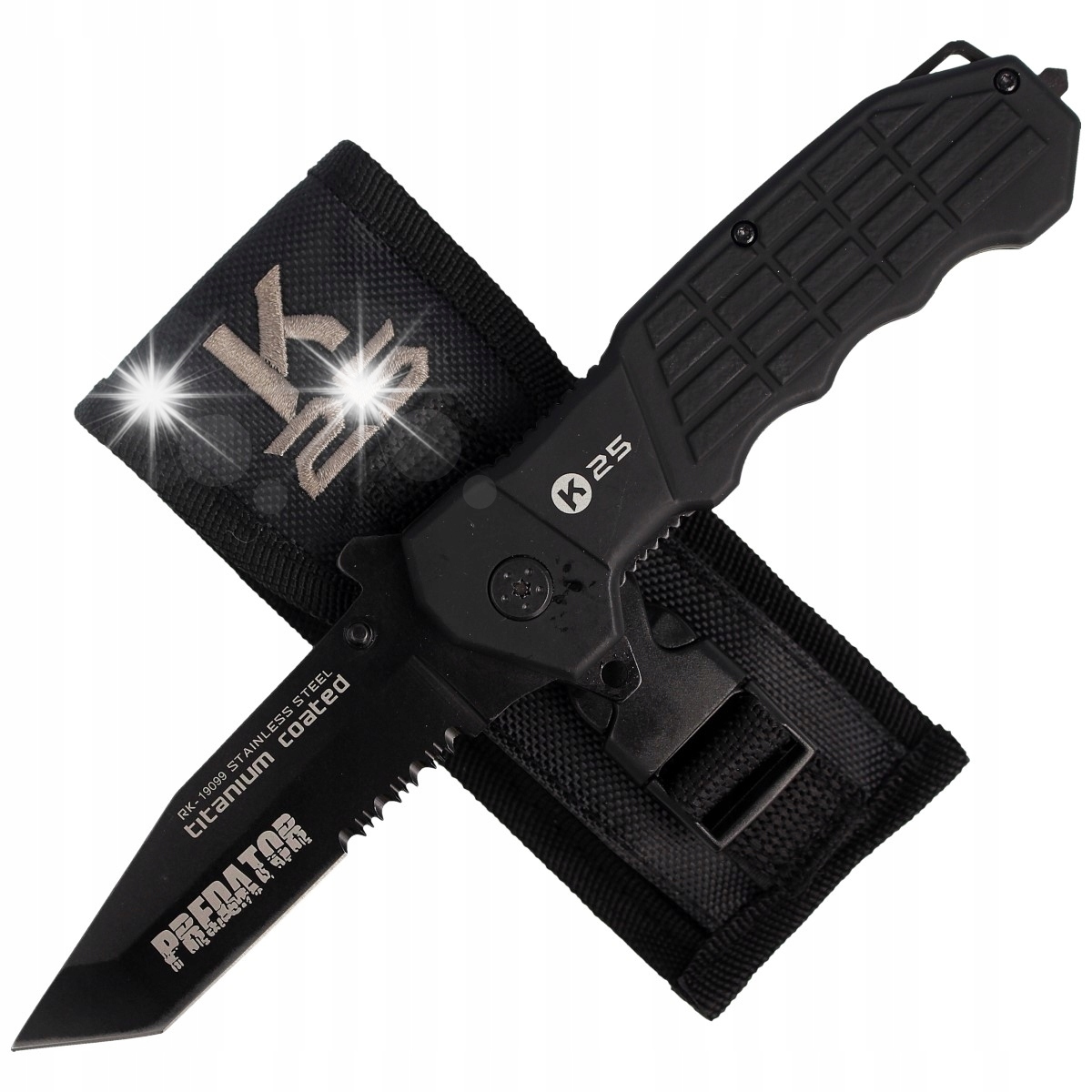 NÓŻ RATOWNICZY SPRĘŻYNOWY PREDATOR K25 RUI 19099 - 5907952116801 ...