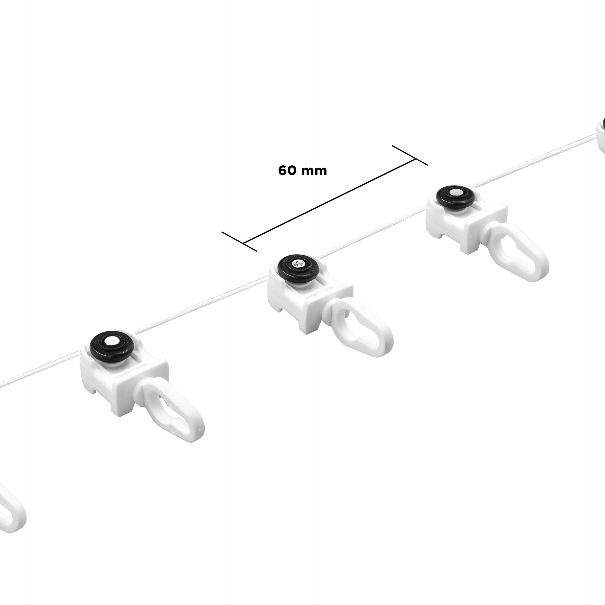 Rolki Wave Fala 60mm do karnisza elektrycznego 1mb (5905359887577 ...
