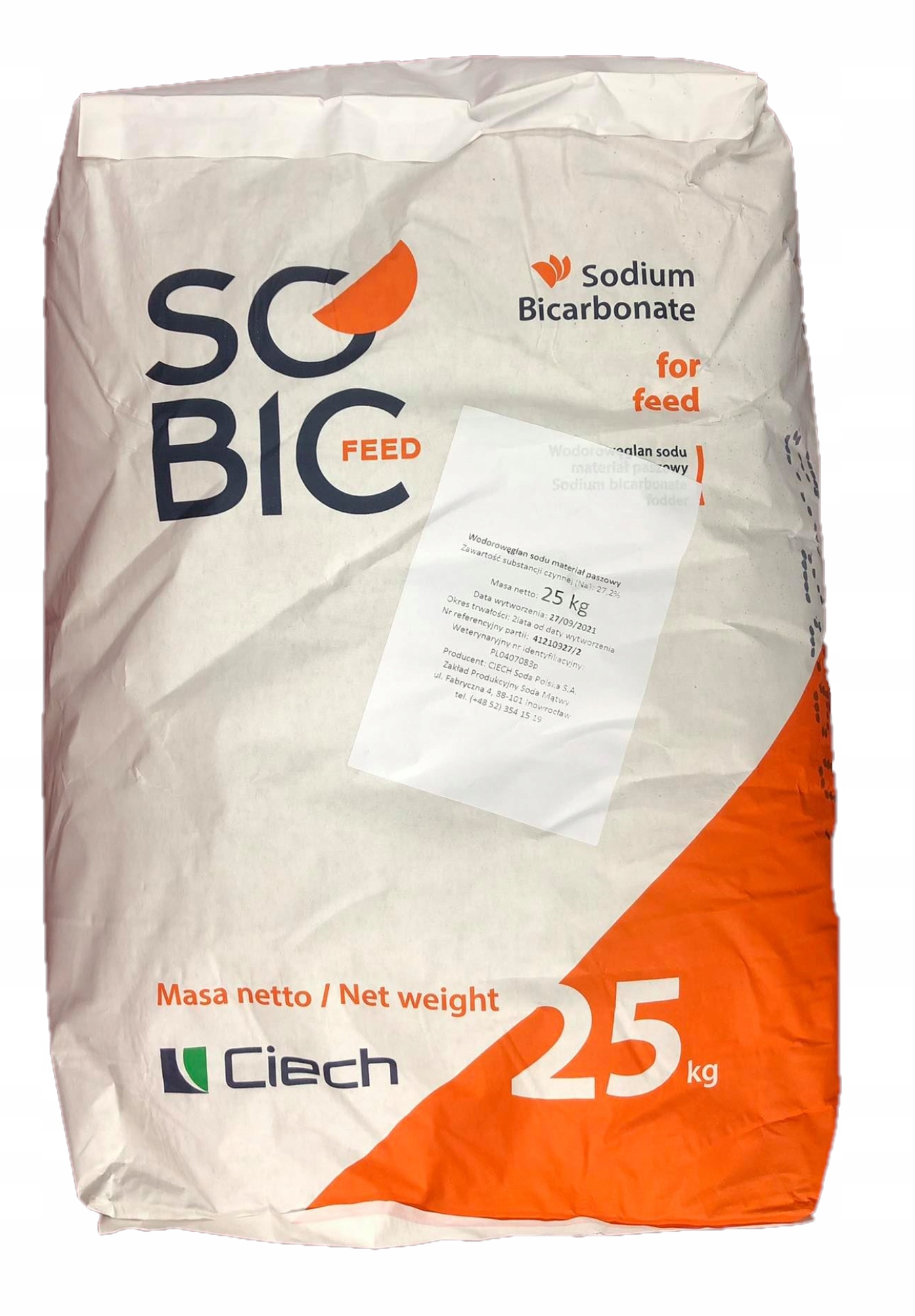Kwaśny węglan sodu wodorowęglan Ciech Sobic 25kg | Cena: 95.00PLN ...