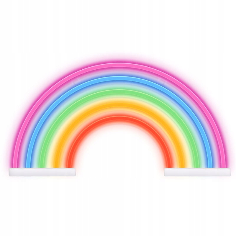 Neon Dekoracyjny LED TĘCZA 5 Kolorów AA + USB (5900495454249) • Cena ...