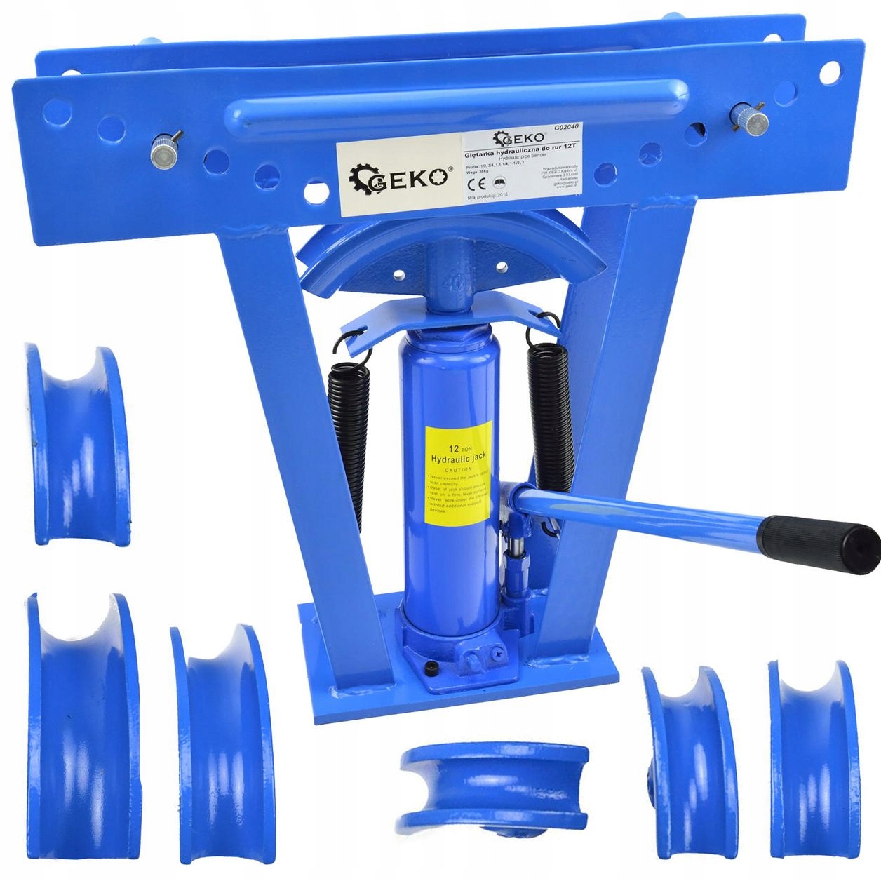 HYDRAULICZNA GIĘTARKA DO RUR 12T + 6 x PROFILE (5901477104398) • Cena ...