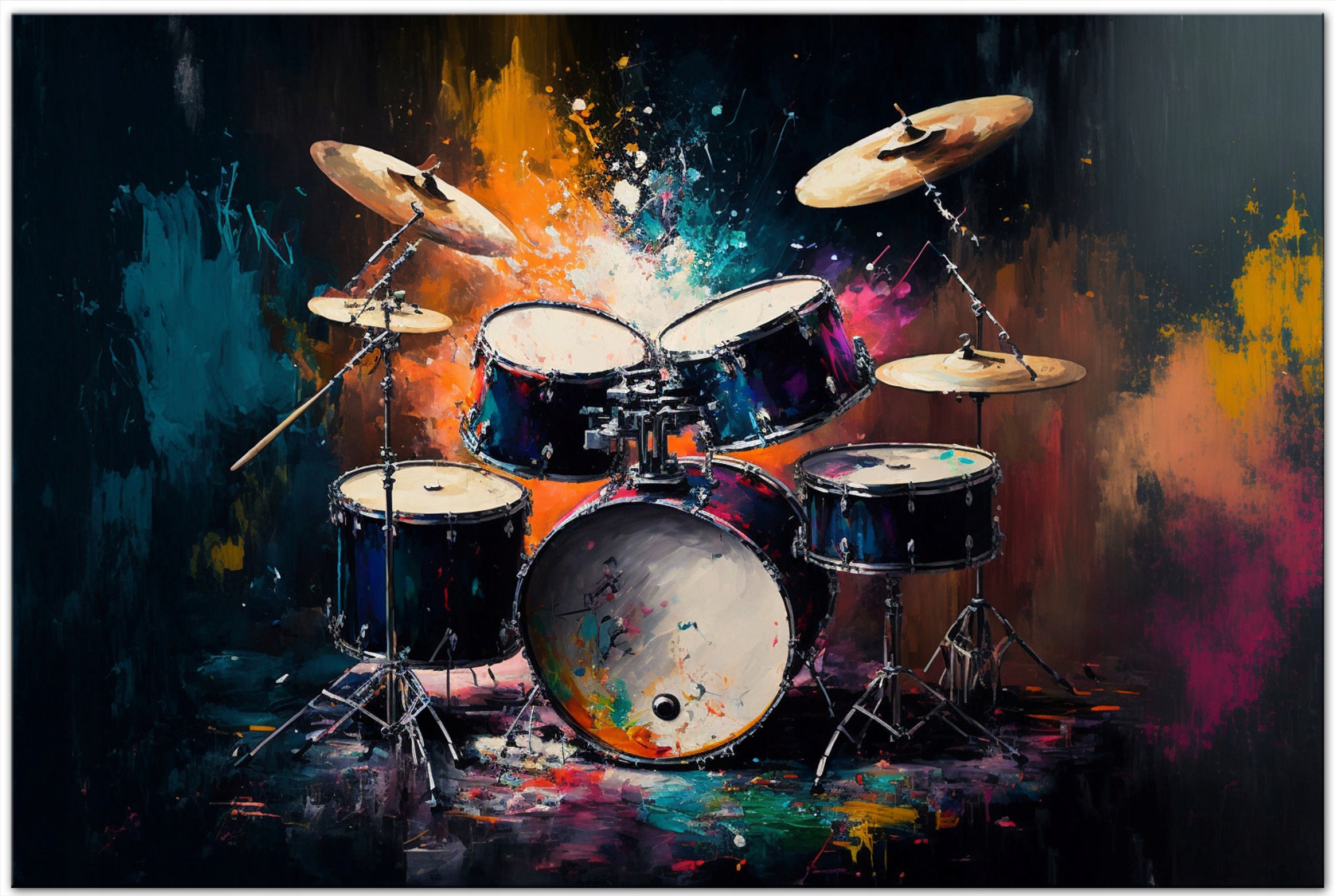 Obraz na płótnie Perkusja Bębny Instrumenty Muzyka (OBRAI) • Cena ...