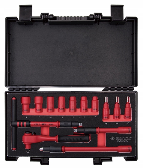 KING TONY Klucze nasadki izolowane 3/8 zestaw 14el 4712755899612 za ...