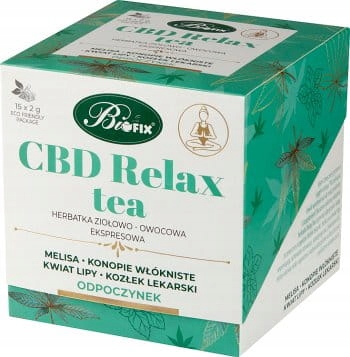 BiFix CBD relax tea herbatka ziołowo-owocowa, 15x2g (5901483084745 ...