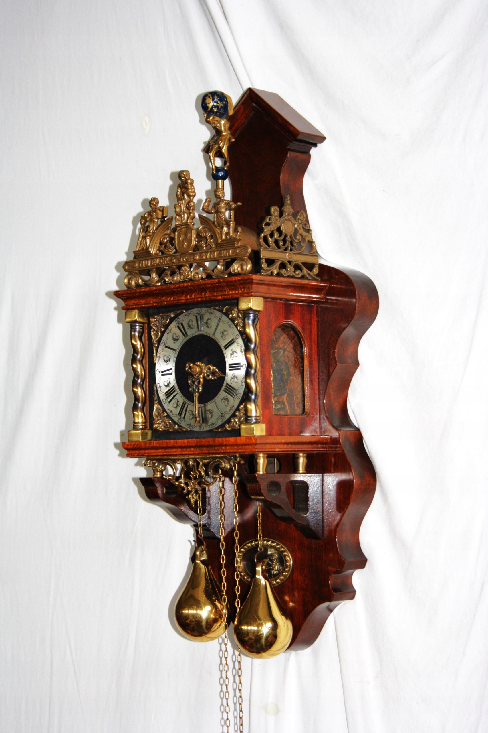 PIĘKNY DUŻY ZEGAR Z ATLASEM - WUBA - W SUPER STANIE / SPRAWNY 100% !!! • Cena, Opinie • Wiszące ...