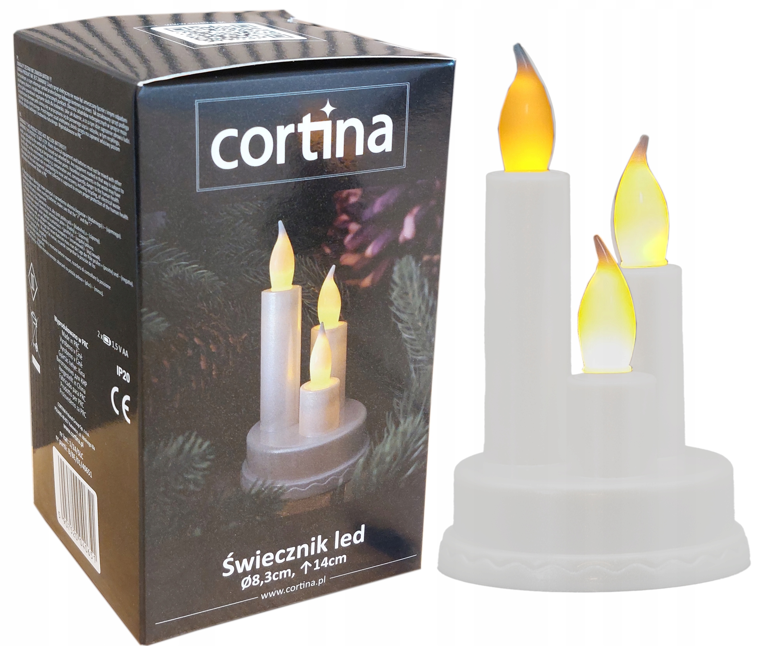 Świeczka LED na baterie wkład do znicza stroika znicz świecznik płomień (5907520041245) • Cena ...