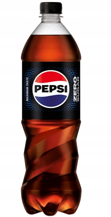 Napój gazowany Pepsi zero 1000 ml 1L (5900497301015) • Cena, Opinie • Napoje gazowane ...