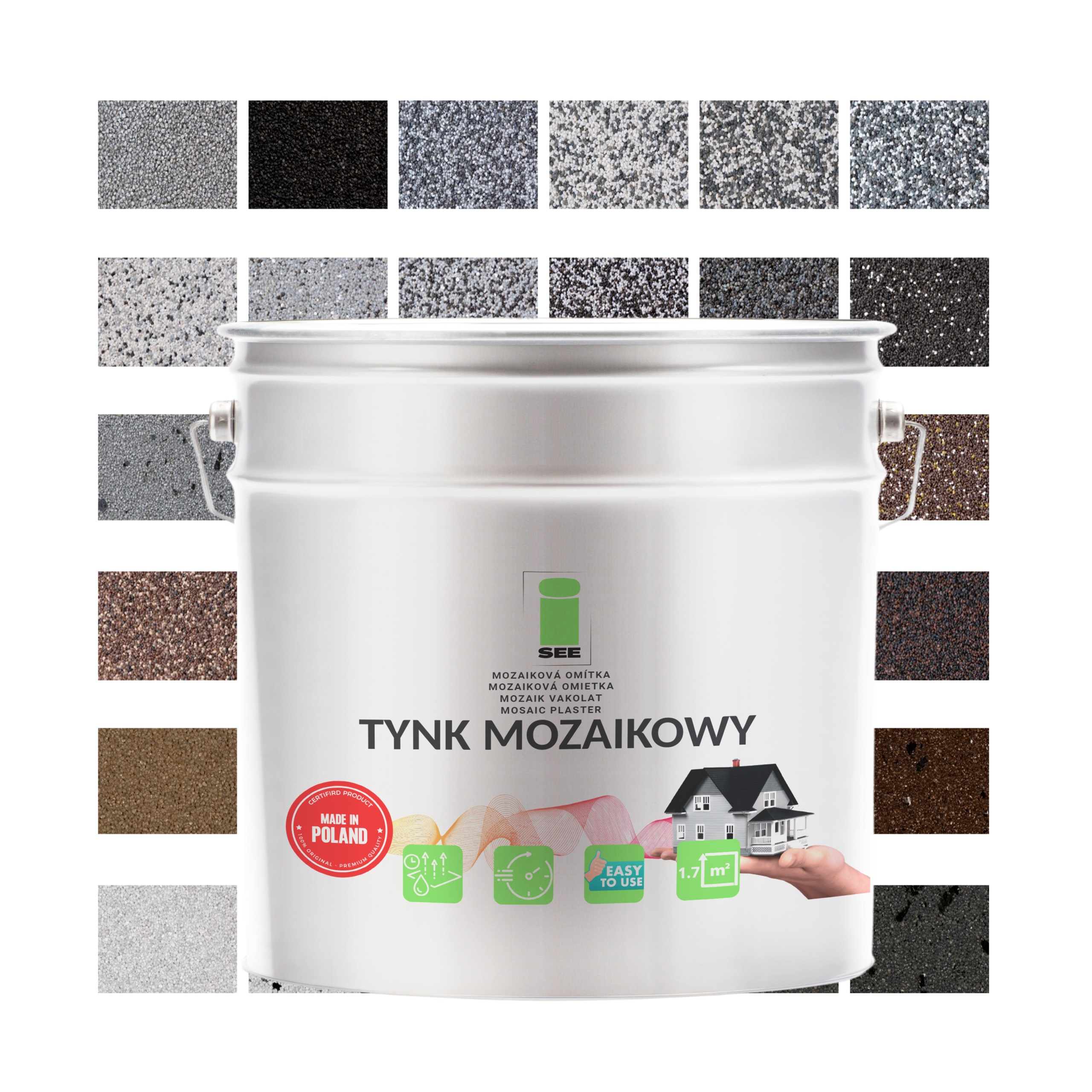 Tynk Żywiczny Antracytowy - Tynki i gładzie﻿ - Allegro.pl