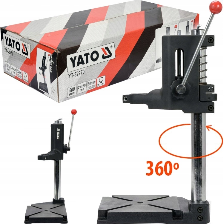 STATYW NA WIERTARKĘ 43MM 500MM PROFESJONALNA YATO (5906083073915 ...
