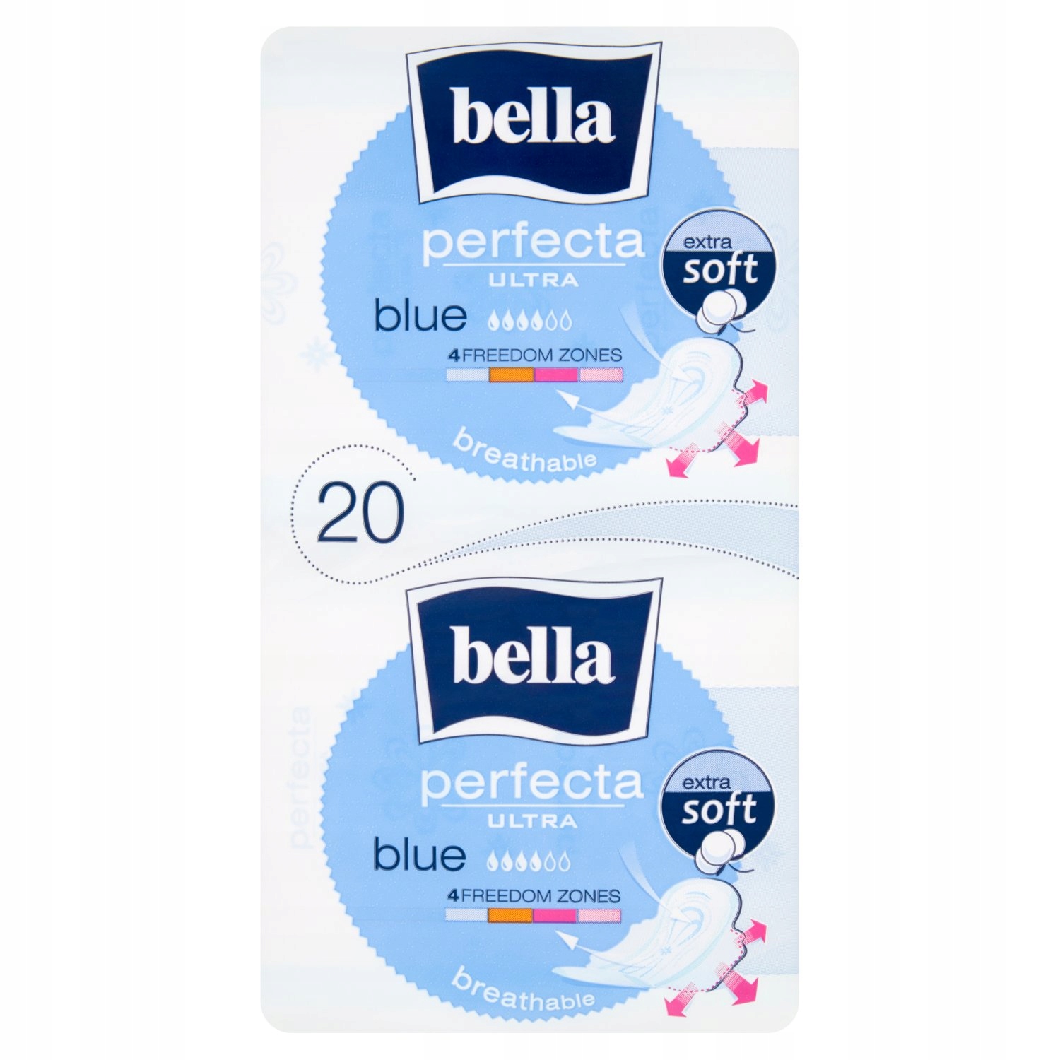 BELLA PERFECTA ULTRA BLUE PODPASKI 20SZT (5900516305253) • Cena, Opinie ...
