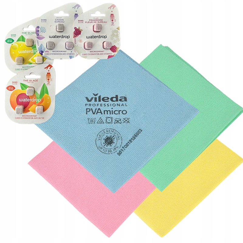 VILEDA PVA TÖRLŐKENDŐ MICRO PROFESSIONAL 4DB-OS AJÁNDÉK Waterdrop za 4760.00HUF-ért - Allegro