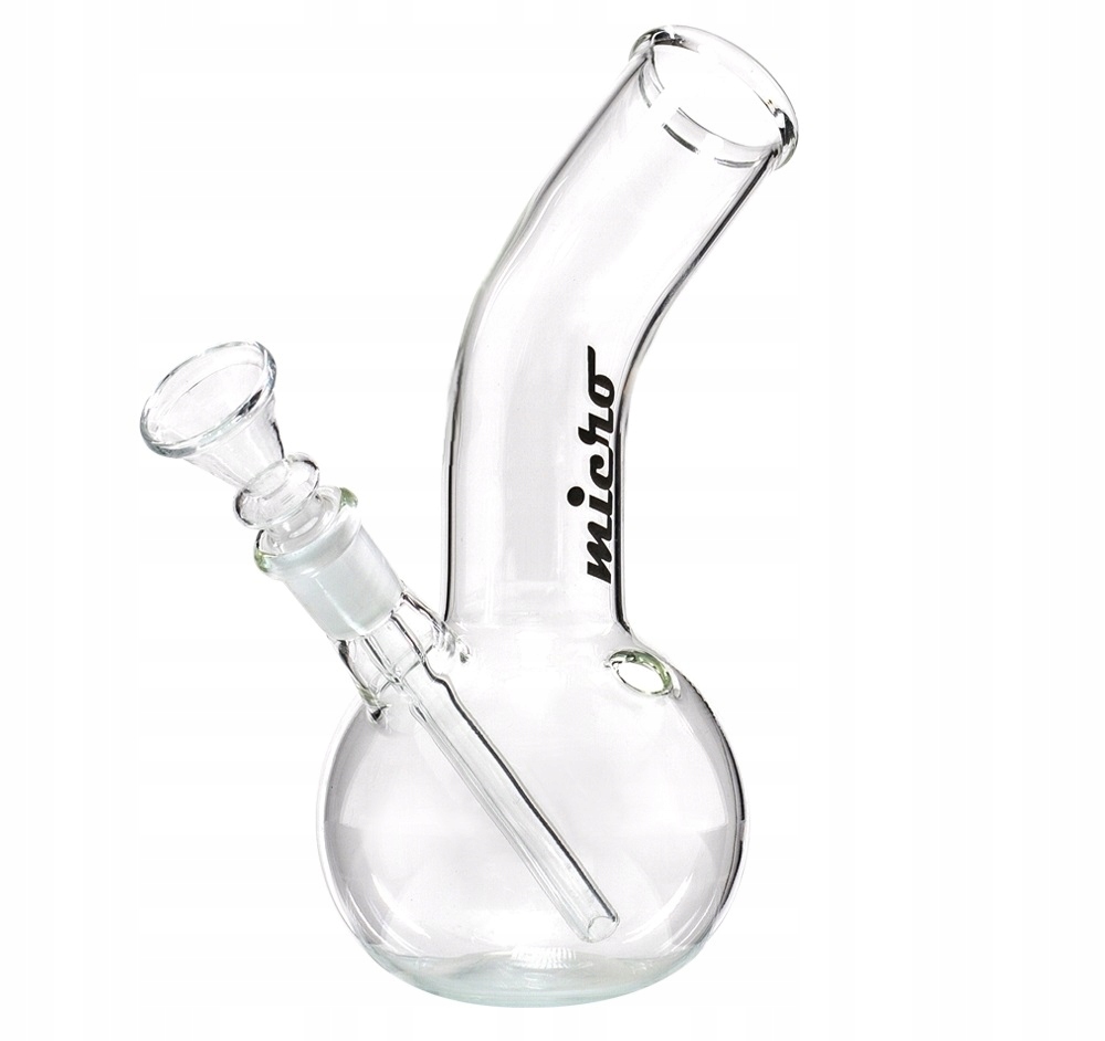 Fajka wodna szklana Bongo Mikro 18cm (0616695664009) • Cena, Opinie ...
