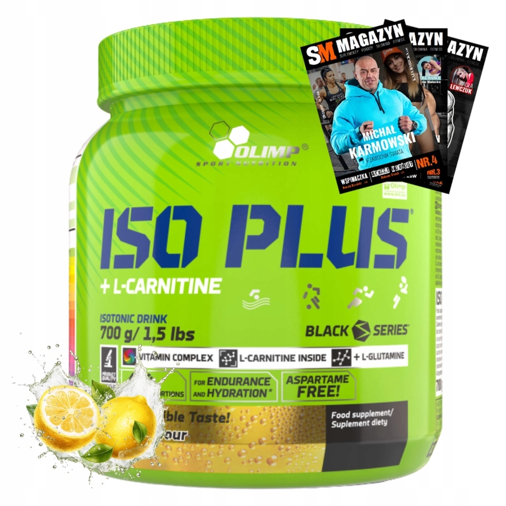 OLIMP ISO PLUS POWDER NAPÓJ IZOTONICZNY NAWODNIENIE ELEKTROLITY 700 g - 5901330024221 ...