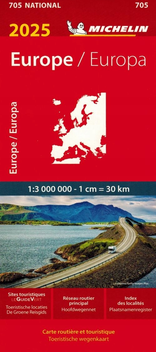 MAPA EVROPY 2024 MICHELIN za 287.00CZK - Allegro