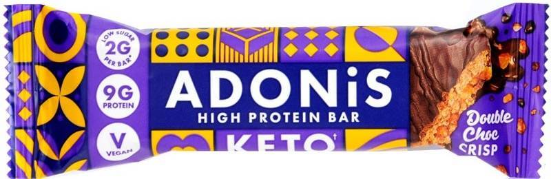 Baton Keto Proteinowy Czekolada chrupki Adonis fit • Opinie - Allegro