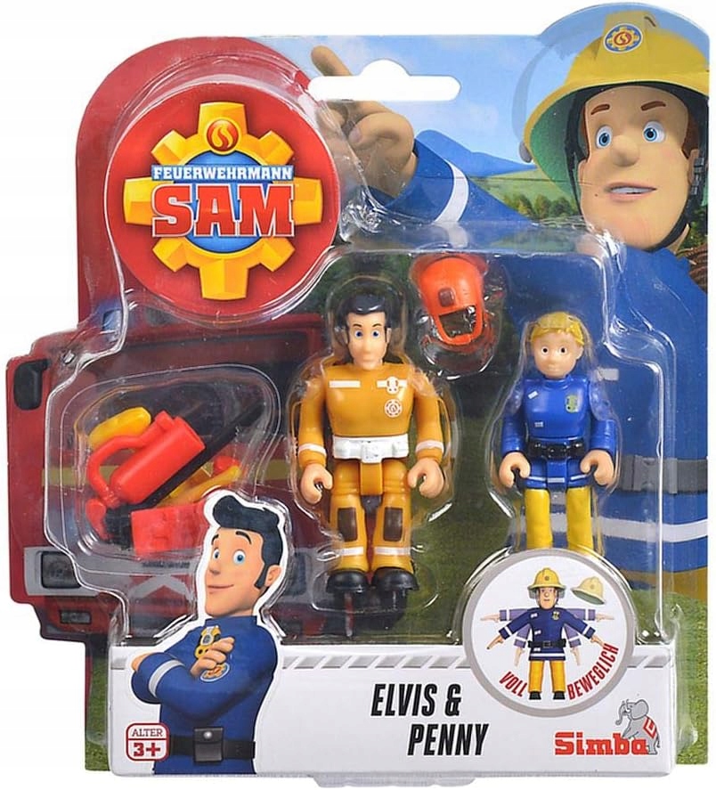STRAŻAK SAM ZESTAW FIGUREK FIGURKI FIGURKA ELVIS I PENNY SIMBA ...