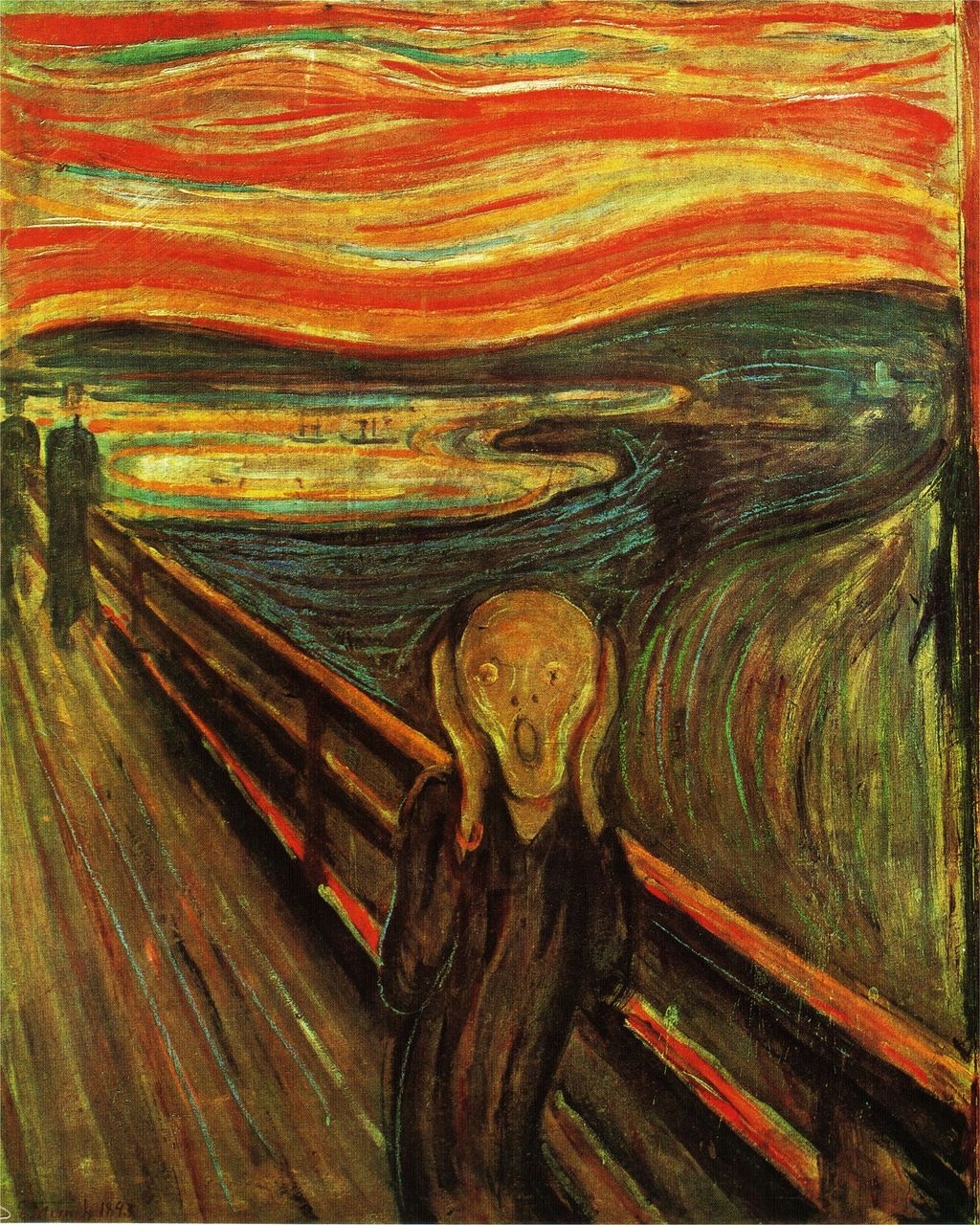 Edvard Munch - Krzyk, The Scream II - 50x40 13608331689 - Allegro.pl