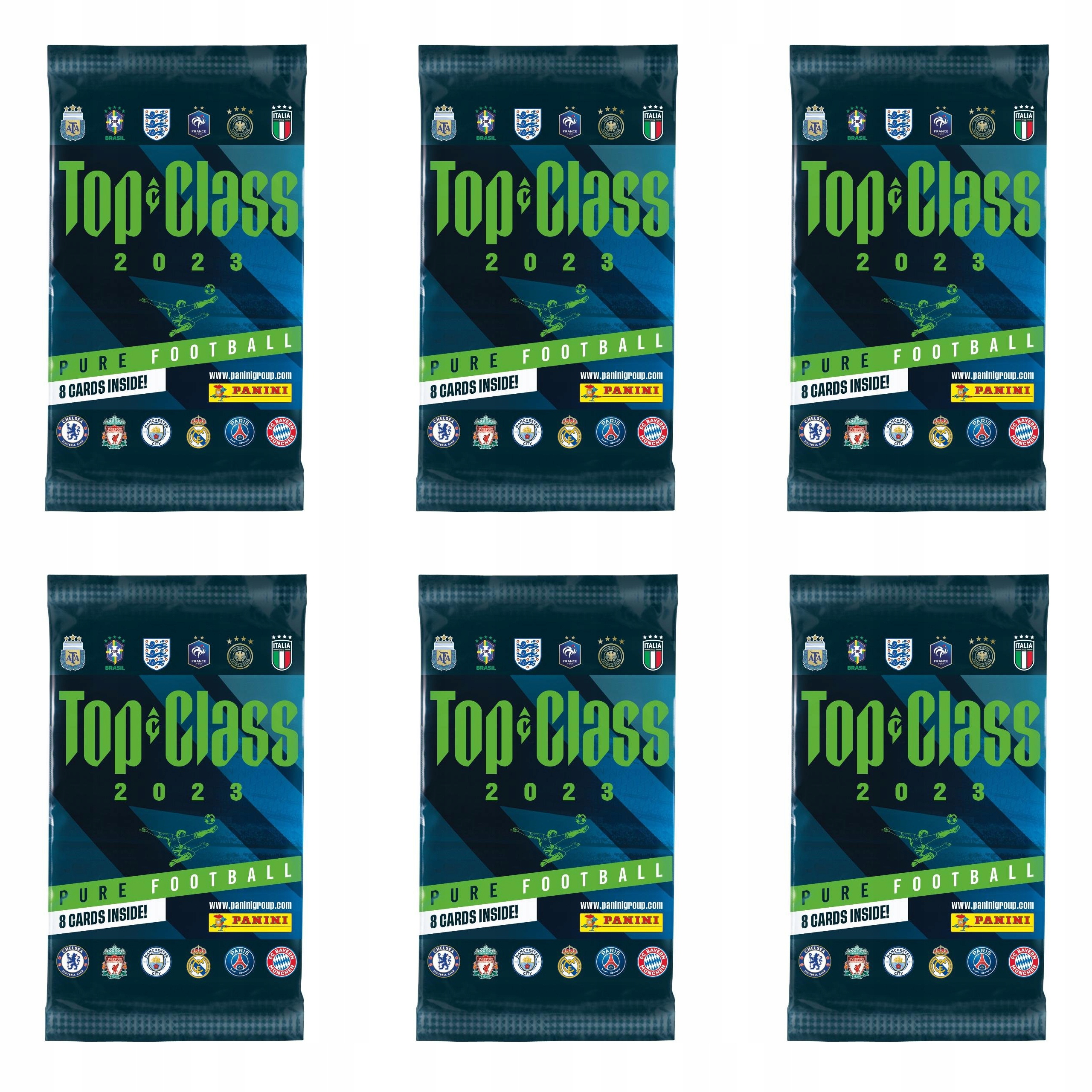 Saszetki Top Class 2023 6 szt. Karty piłkarskie do albumu Panini ... Saszetki Top Class 2023 6 szt. Karty piłkarskie do albumu Panini ...