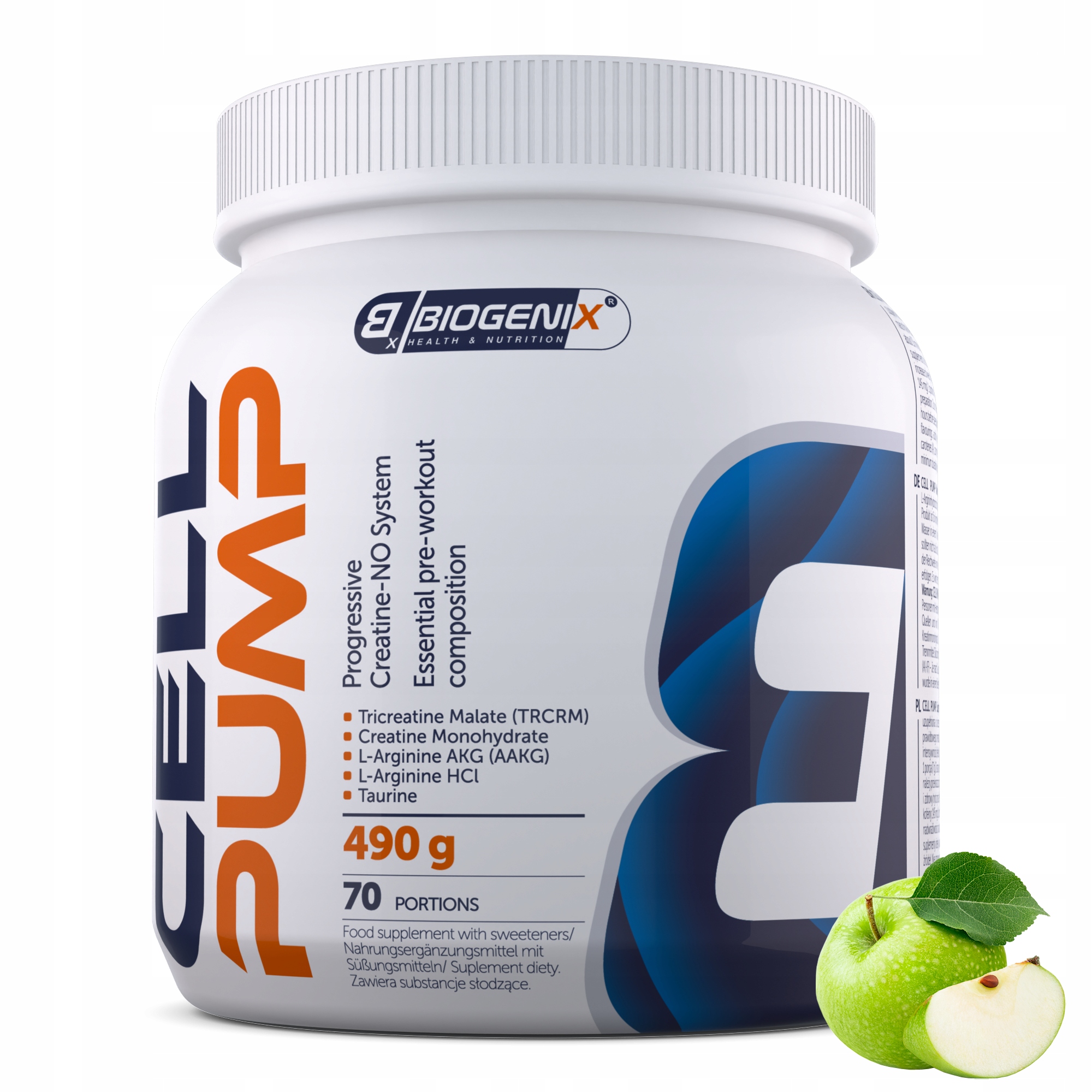 BIOGENIX CELL PUMP 490g KREATYNA KOFEINA - 5901330091698 - 13983799391 - Allegro
